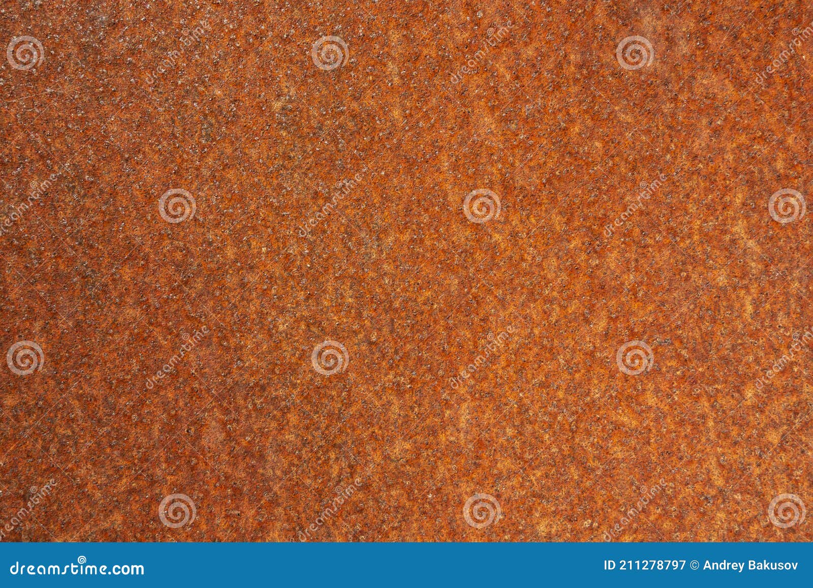 The Background is a Rusty Orange Metal Surface for an Inscription or ...
