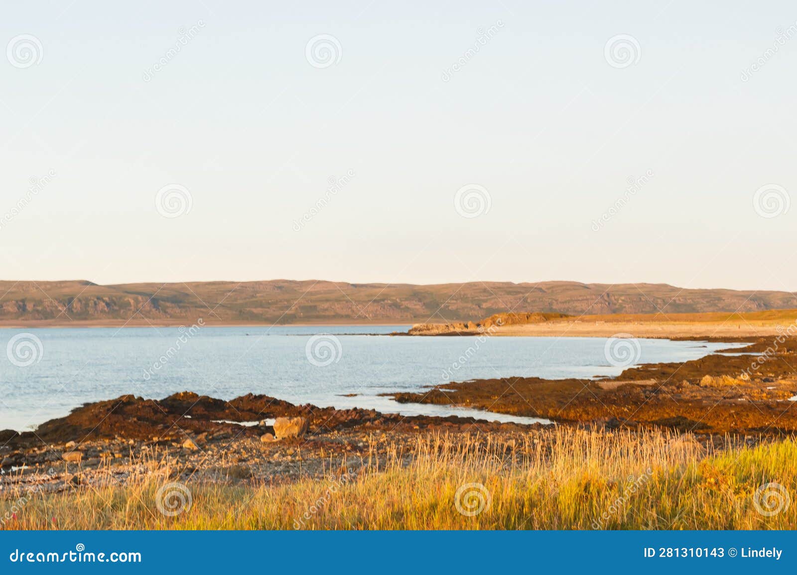 Background on the Rybachy Peninsula. the Barents Sea Stock Image ...