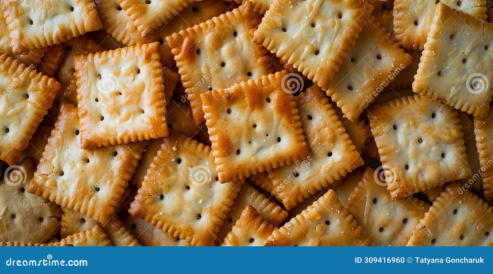 Saltine Crackers Delicately Sprawl Across A Table Royalty-Free Stock ...