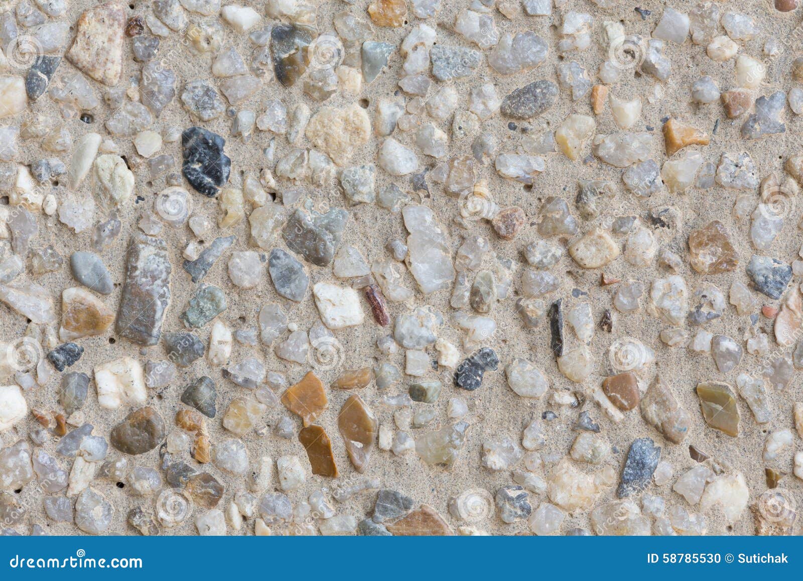 Background of Sand and Small Gravel Stone Stock Photo - Image of ...