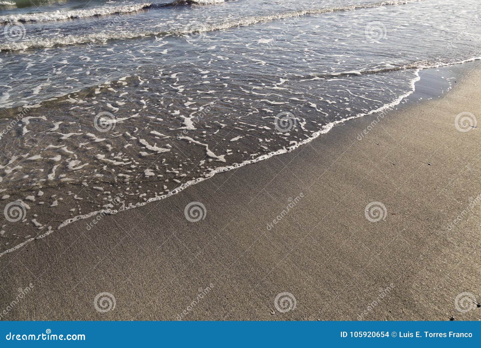 Beach, Sand and Water stock photo. Image of tide, water - 105920654