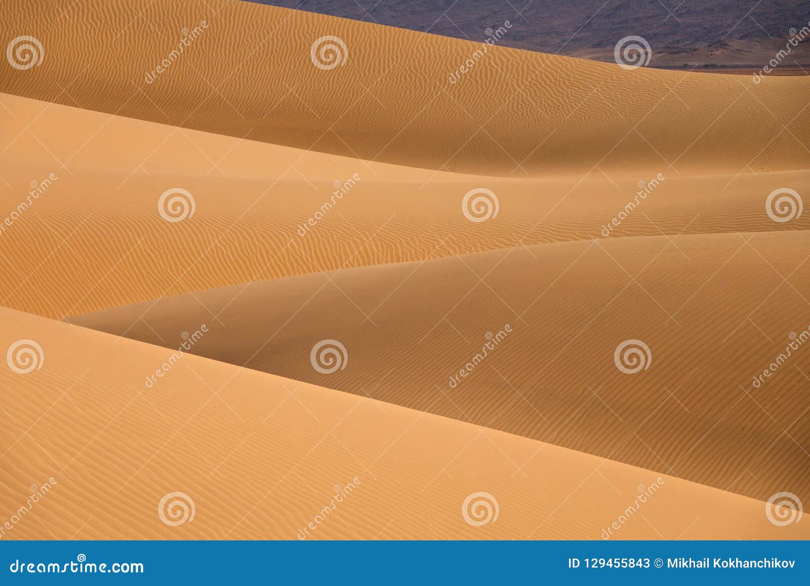 Background with Sandy Dunes in Desert Stock Image - Image of sandy ...