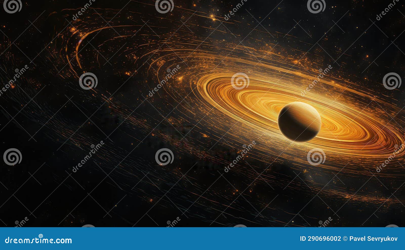 Background Saturn Cosmic Spiral Stock Illustration - Illustration of ...