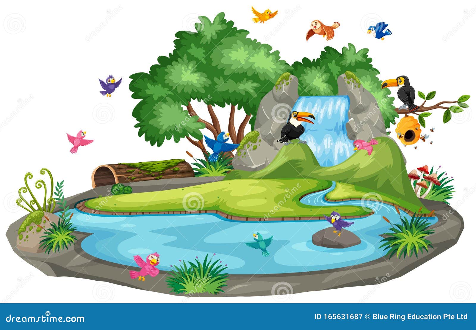 Waterfall Clip Art Stock Photos - Download 17 Royalty Free Photos