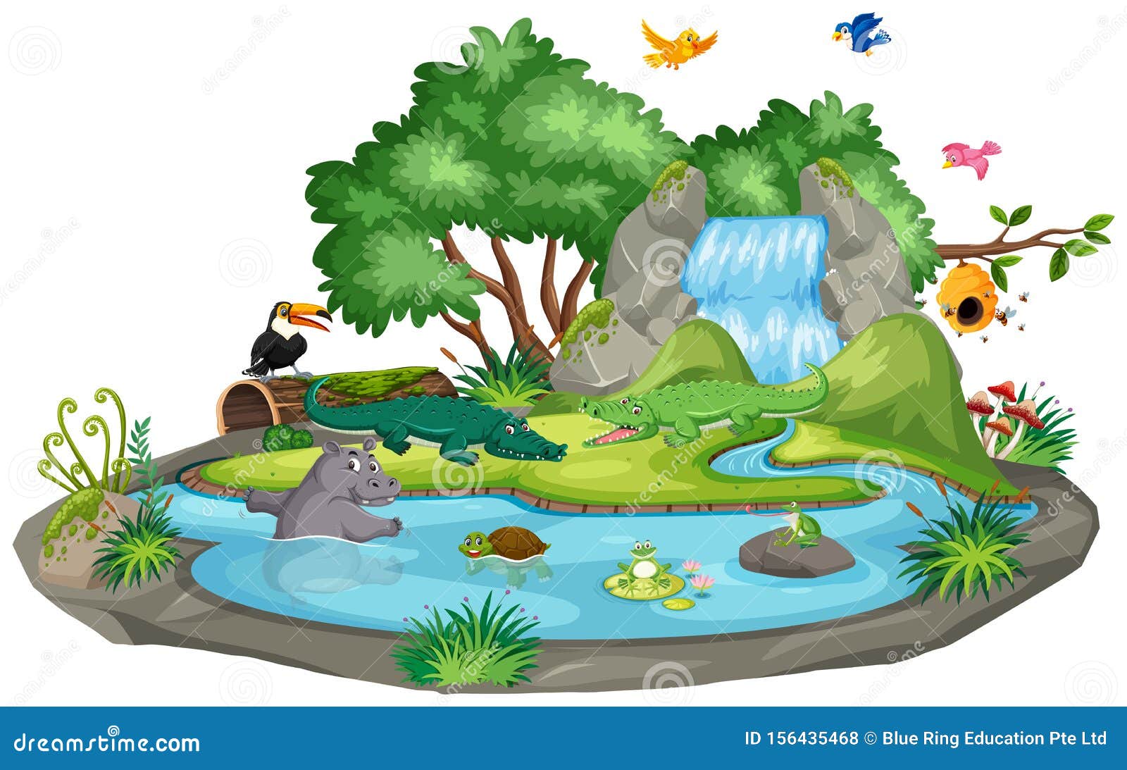 Waterfall Cartoon Stock Photos - Download 117 Royalty Free Photos