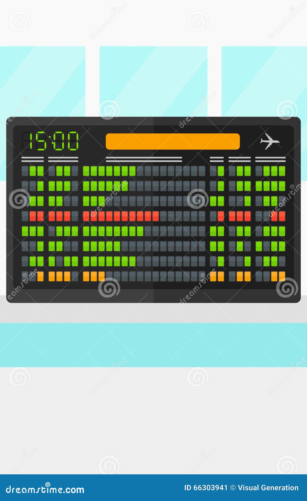 Background of Schedule Board. Stock Vector - Illustration of flat ...