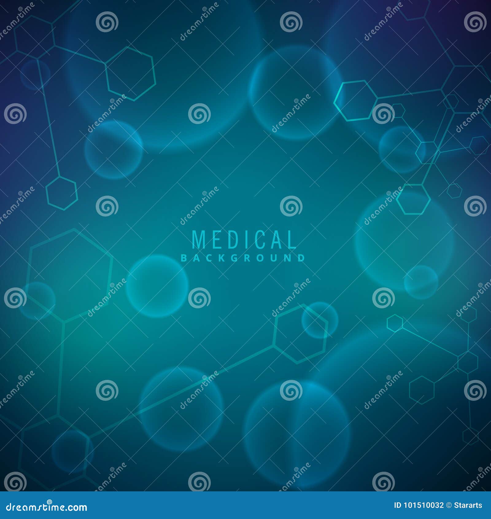 Background for Science and Medical Stock Vector - Illustration of ...