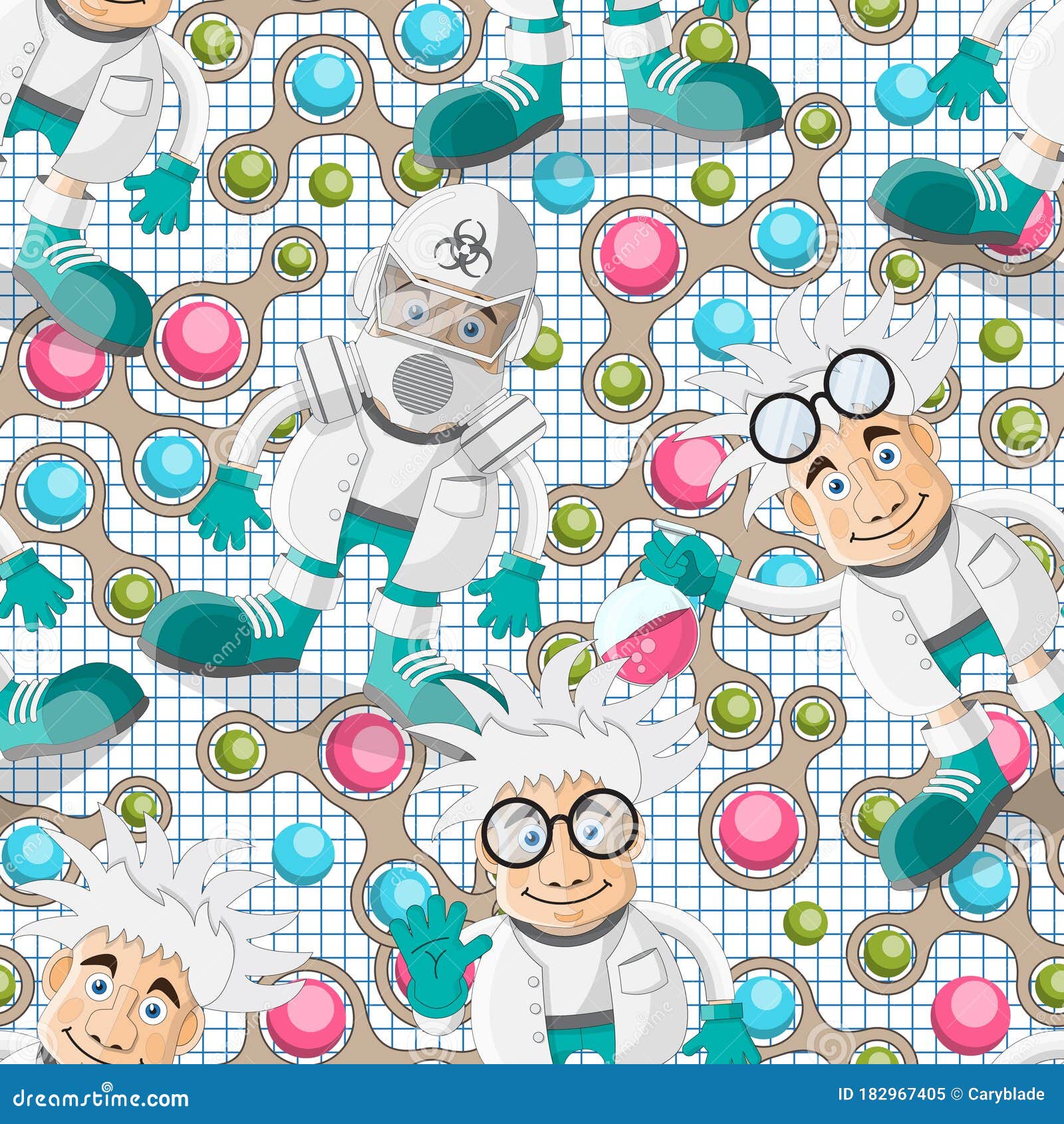 Background on a Scientific Theme. Stock Vector - Illustration of ...