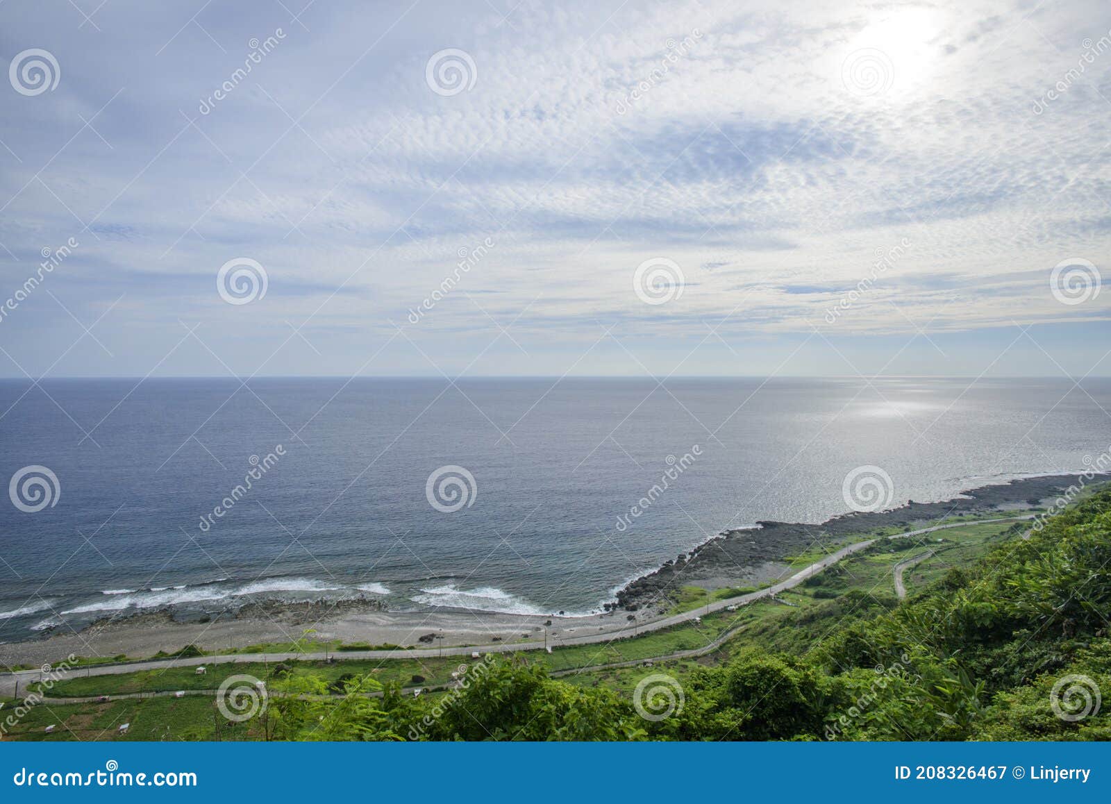 Background of Seashore View with Rocks, Waves Stock Image - Image of ...