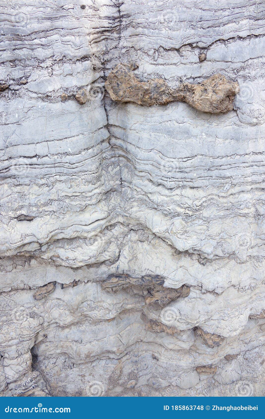 Sedimentary rocks stock photo. Image of stria, closeup - 185863748