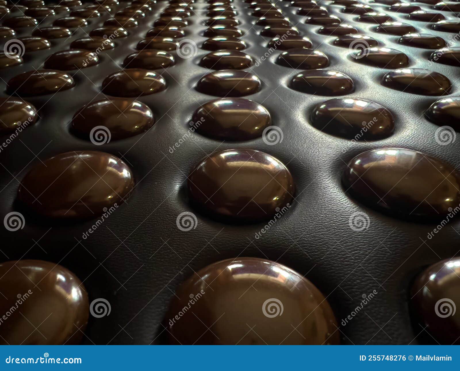 Background from a Series of Round-shaped Objects Stock Photo - Image of ...