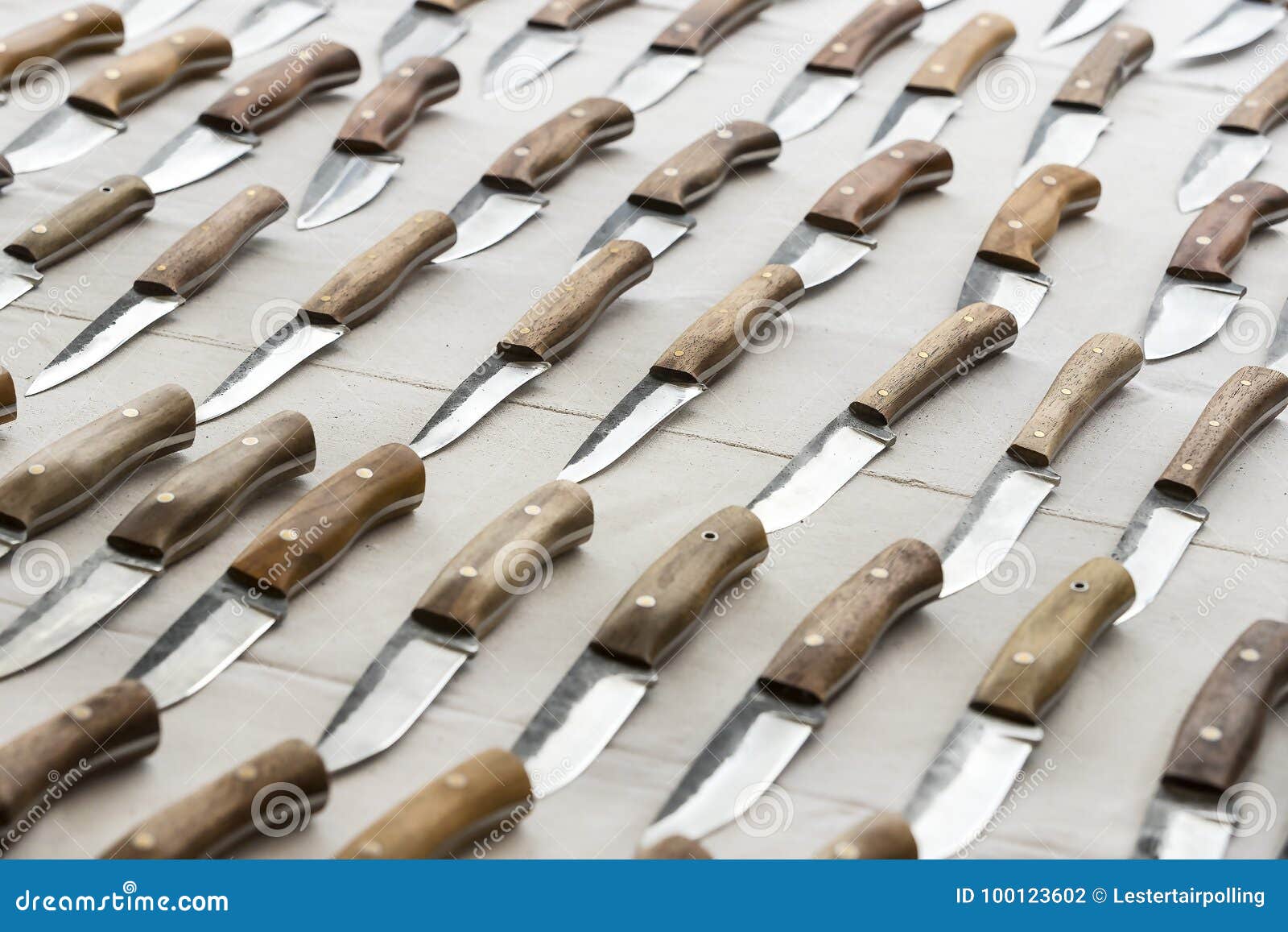 Background of set knives stock photo. Image of blade - 100123602