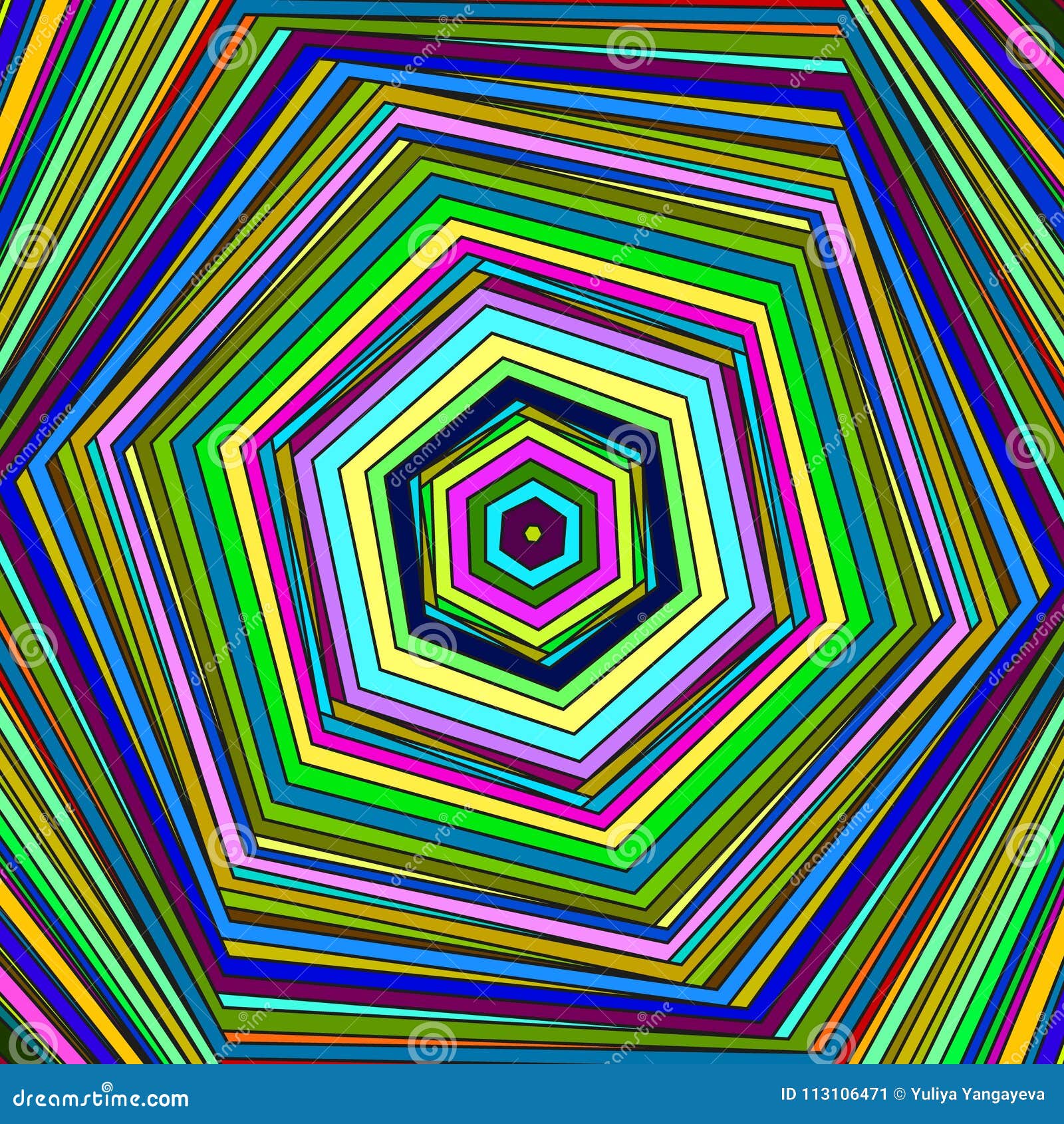 Background of a Set of Polygons of Different Colors One on the O Stock ...