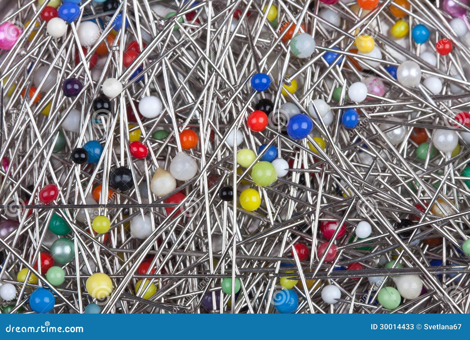 Scattered pins stock image. Image of object, silver, background - 30014433