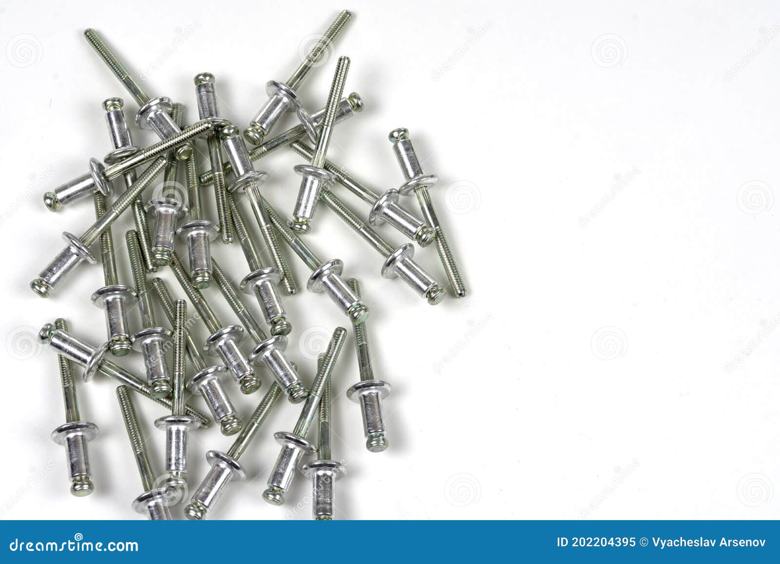 Background from a Set of Various Fasteners Stock Image - Image of ...