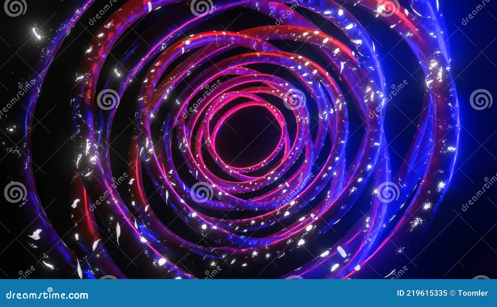 Background of Several Three-dimensional Rings with a Luminous Texture ...