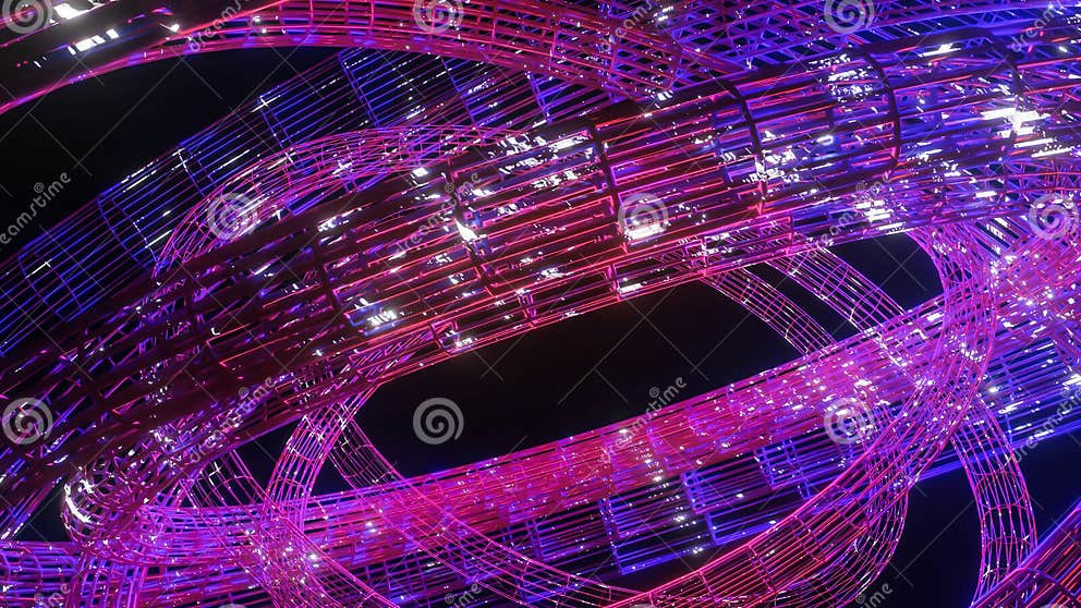Background of Several Three-dimensional Rings with a Luminous Texture ...