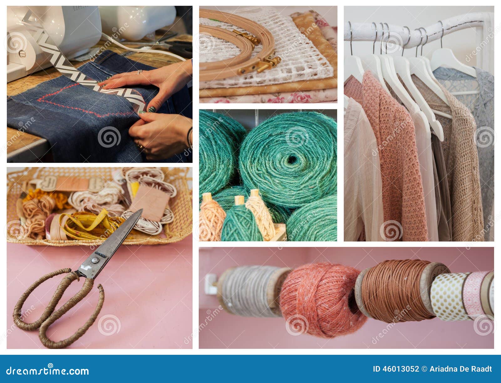 Background of sew objects stock photo. Image of craft - 46013052
