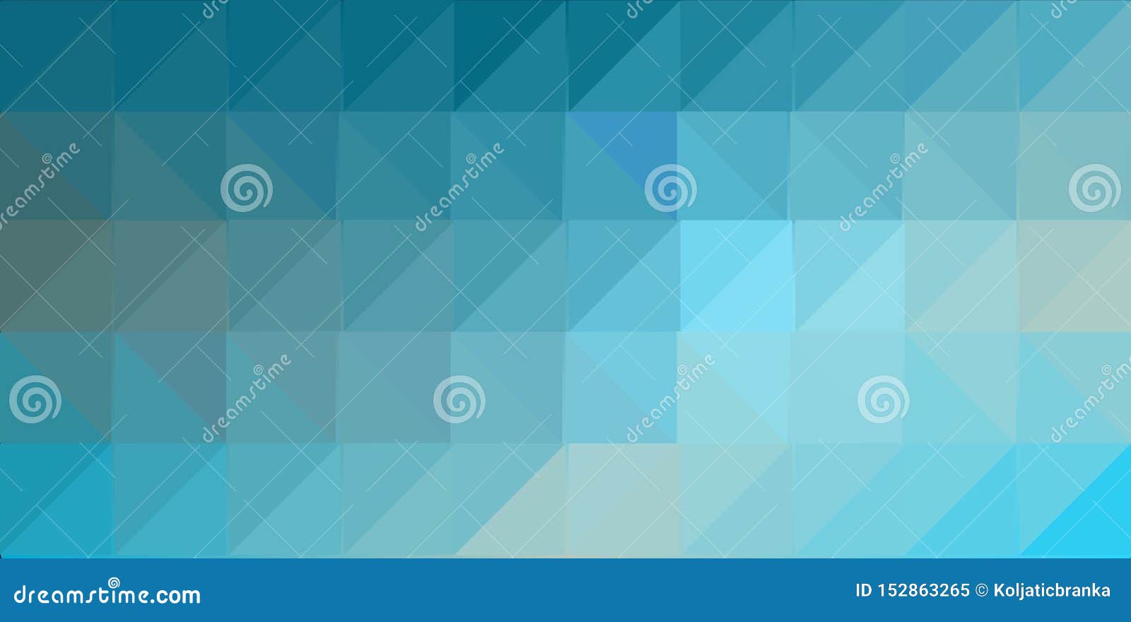 Background in the Shades of Blue Triangles Stock Vector - Illustration ...