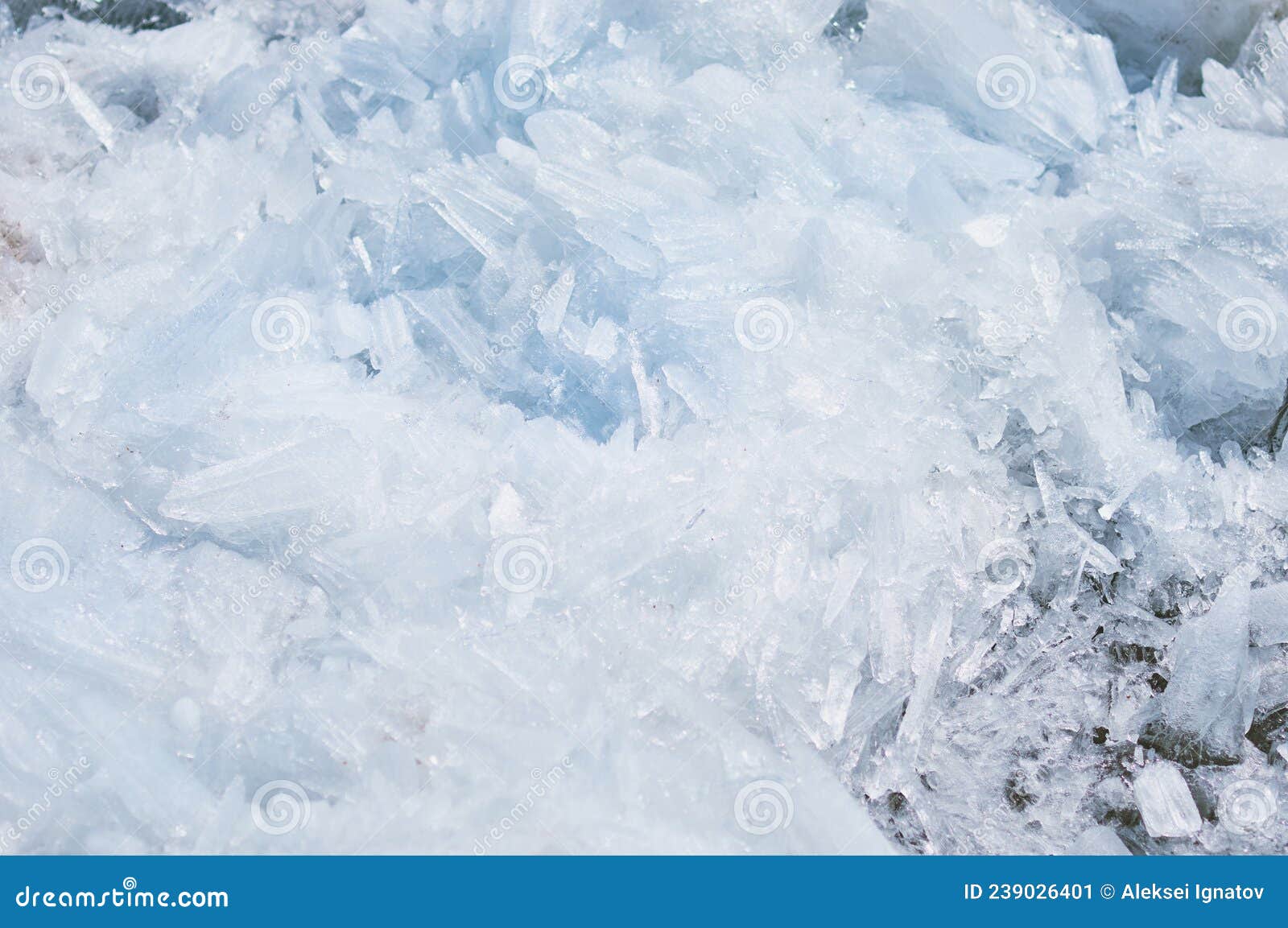 Background from Shards of Ice. Ice Texture. Spring on the River. Stock ...