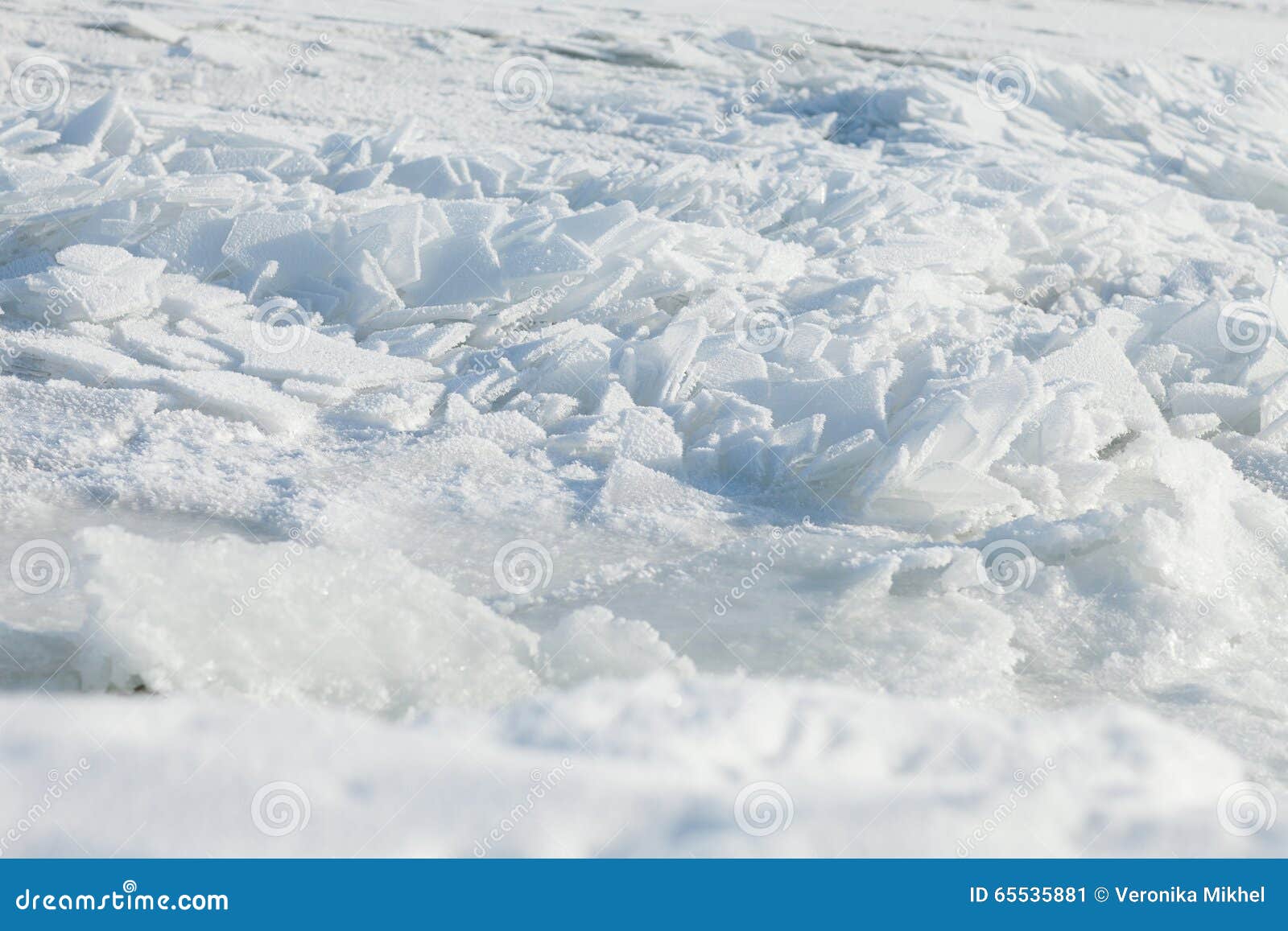 Background with Shattered Ice Stock Image - Image of abstract, lake ...