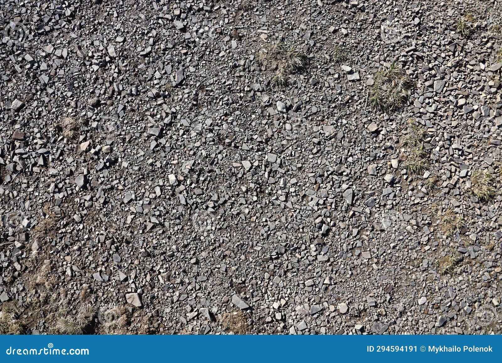 Background of Shattered Stony Stones Surface in Mountain Area. Texture ...