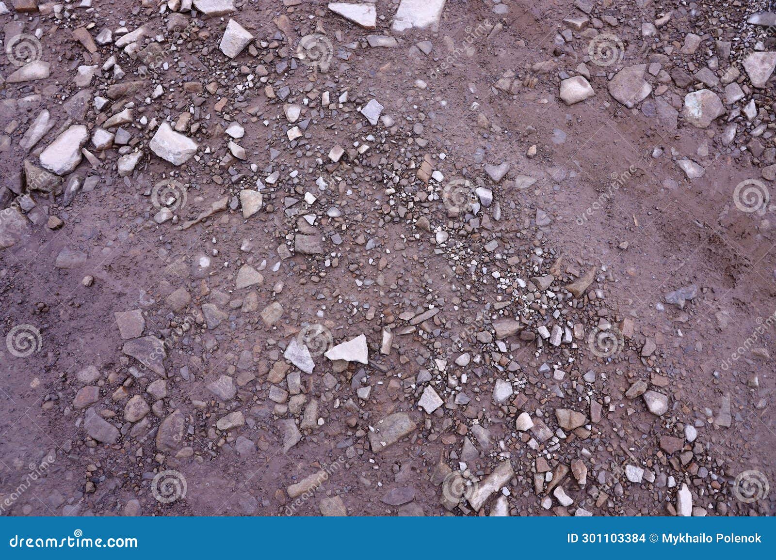 Background of Shattered Stony Stones Surface in Mountain Area. Texture ...