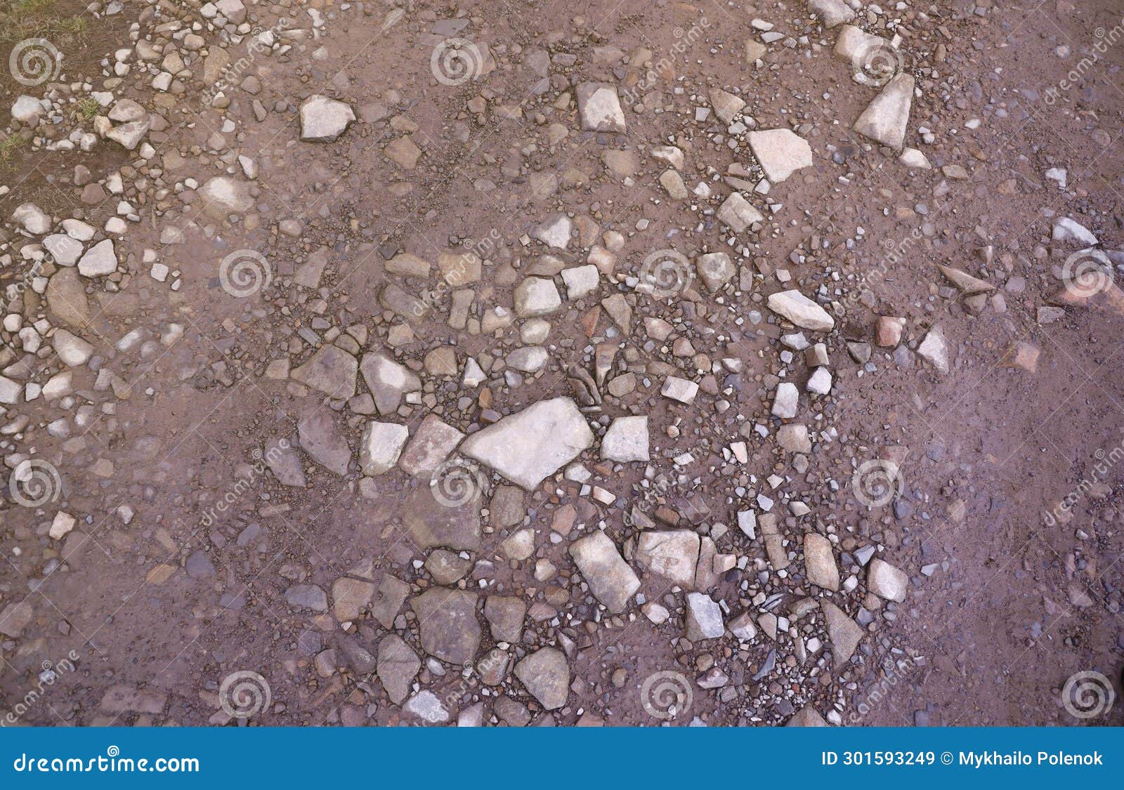 Background of Shattered Stony Stones Surface in Mountain Area. Texture ...