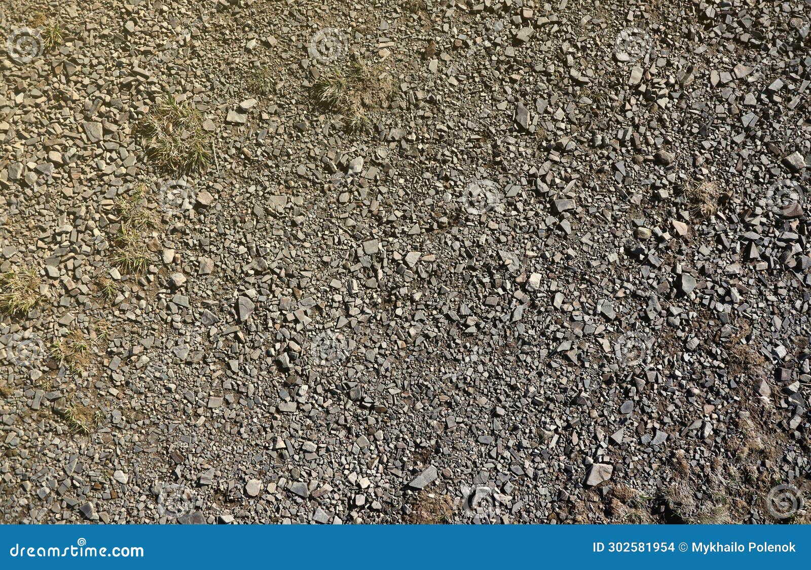 Background of Shattered Stony Stones Surface in Mountain Area. Texture ...