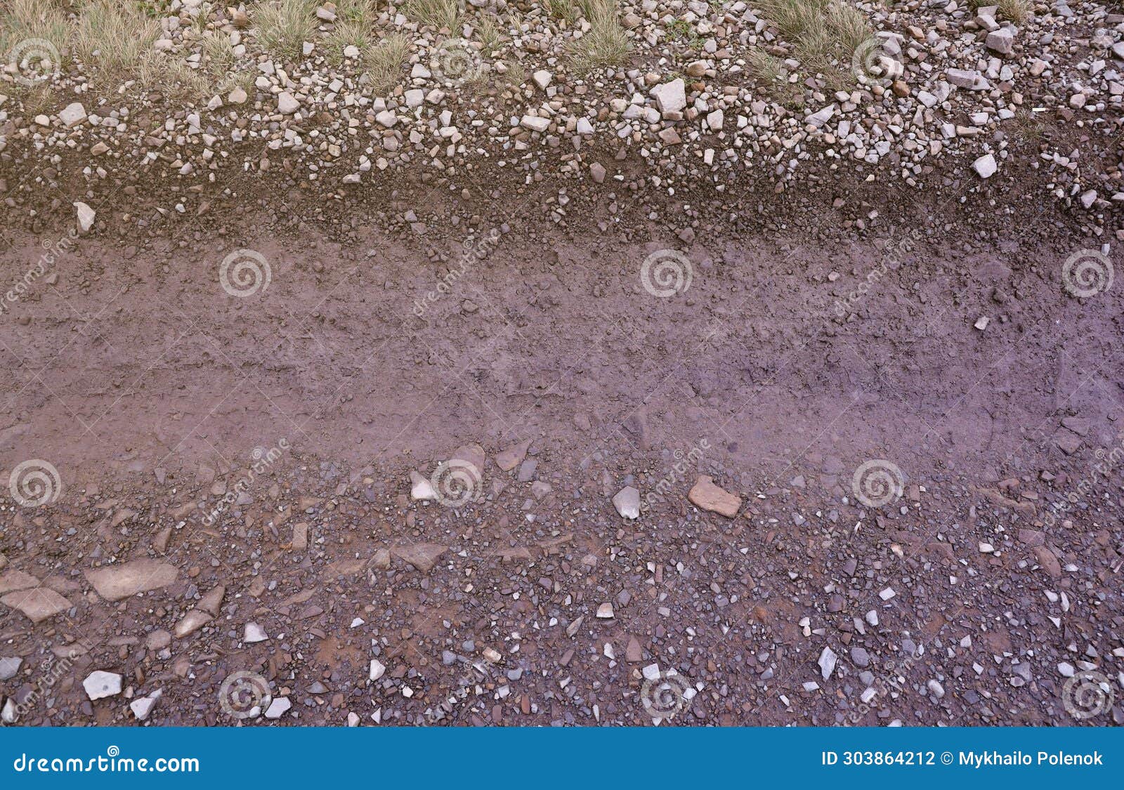 Background of Shattered Stony Stones Surface in Mountain Area. Texture ...