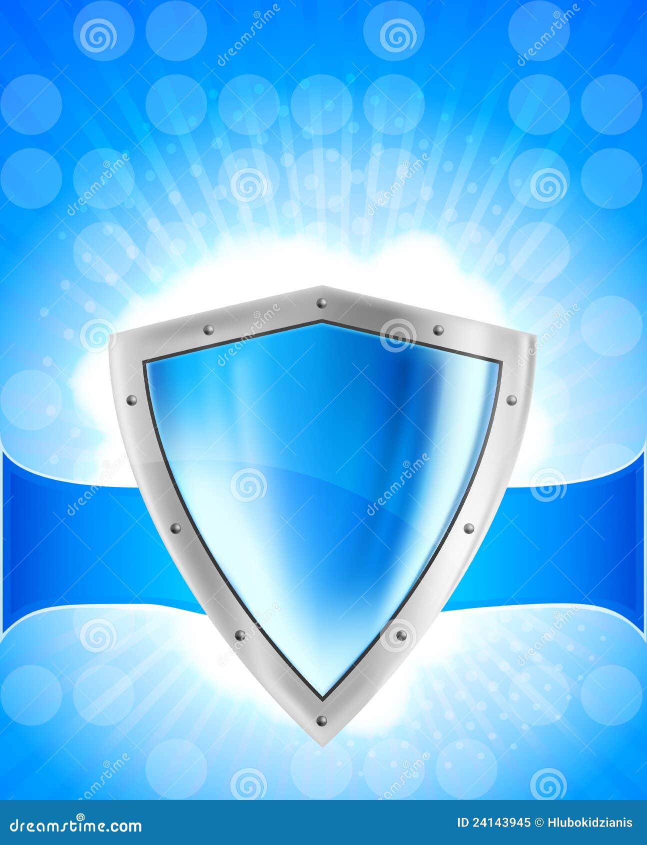 Background with shield stock vector. Illustration of circle - 24143945