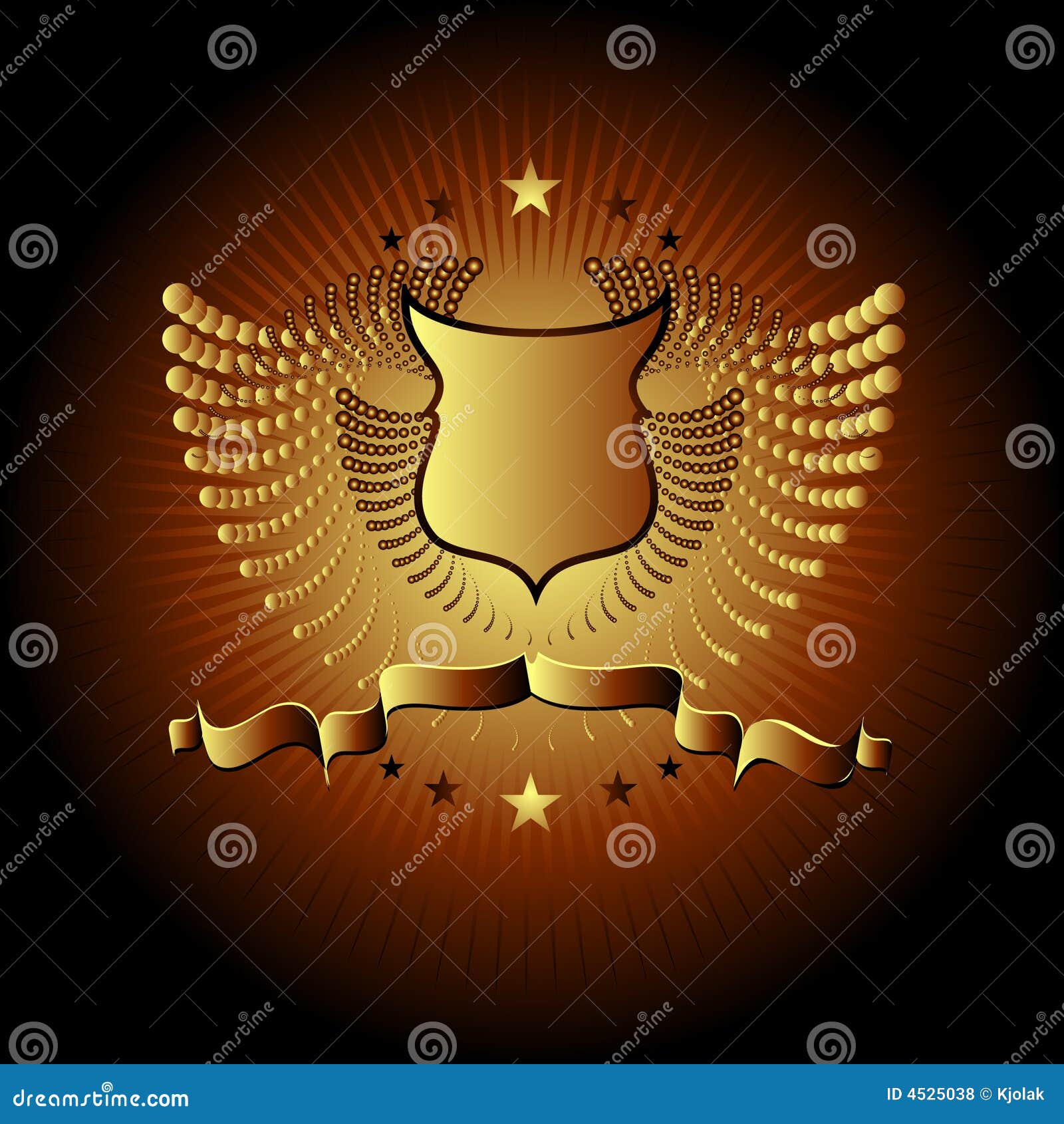 Background shield stock vector. Illustration of isolated - 4525038