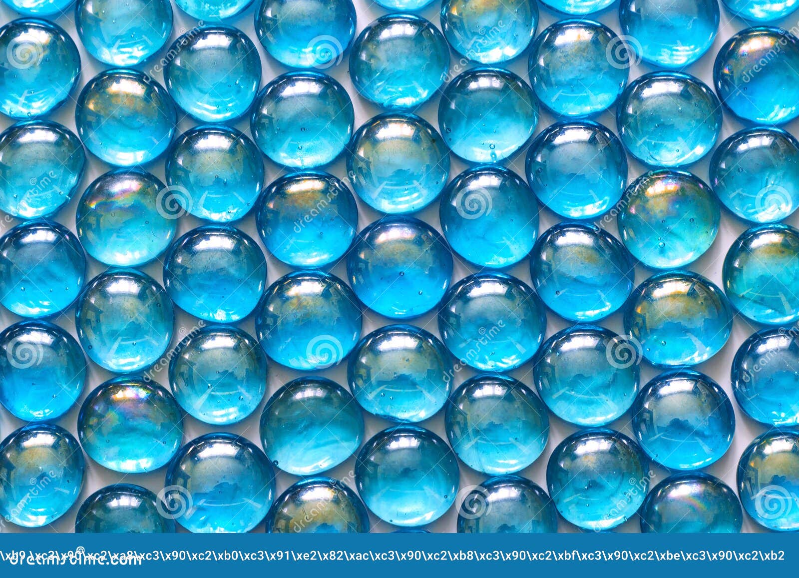 Background of Shiny Turquoise Glass Stones Stock Photo - Image of ...
