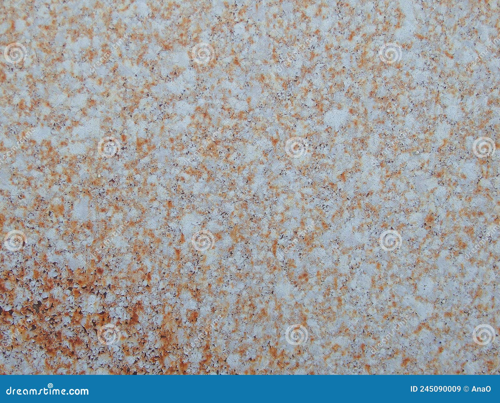 Background. Shot of Rusty Metal. Rusty Sheet of Metal Painted with ...