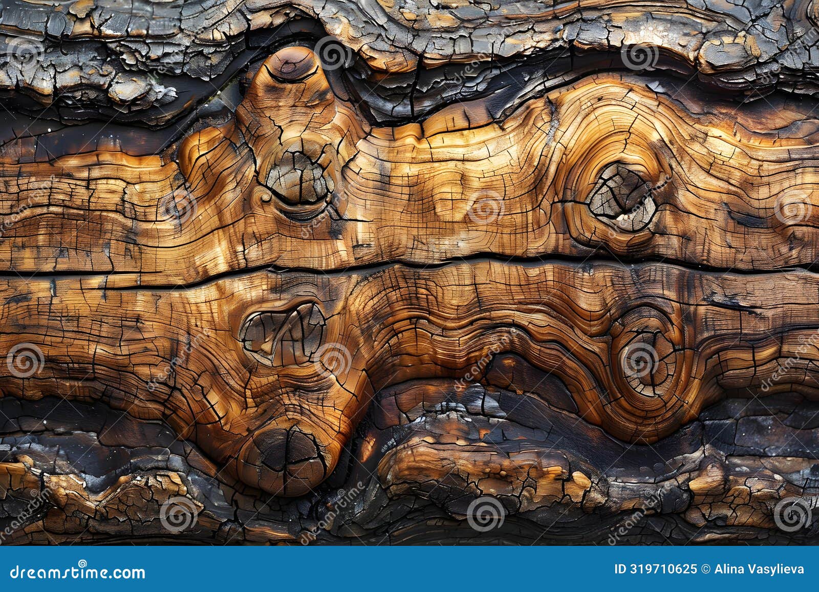 Background Showcasing the Warm and Rich Texture of Natural Wood in ...