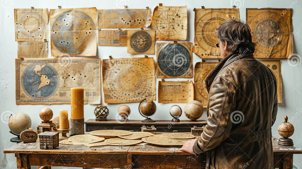 This is a Background that Shows Astrological Items for Predictions and ...