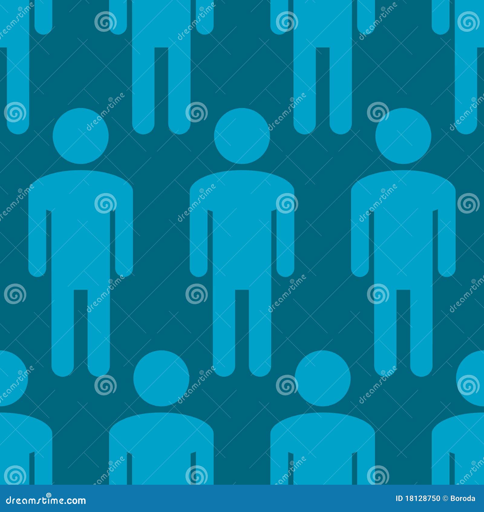Background with Silhouettes of Men Stock Vector - Illustration of paper ...