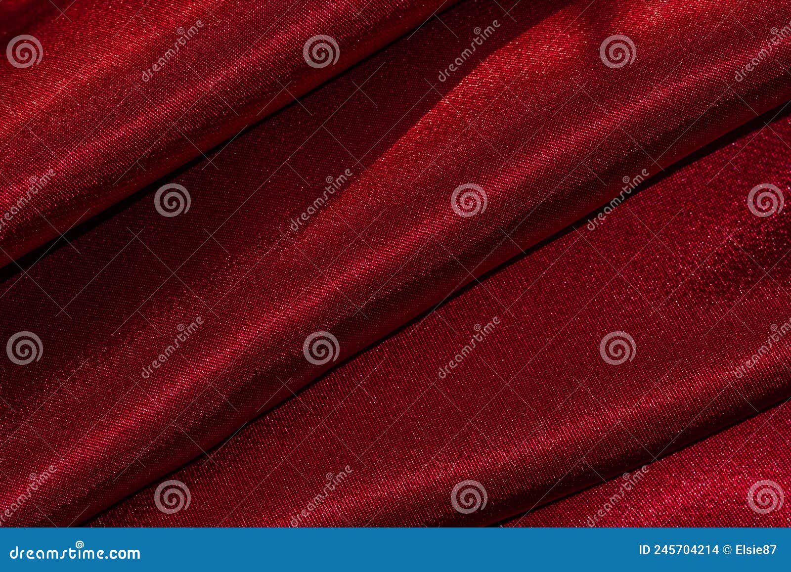 Close Up of Deep Dark Red Draped Textile Material. Stock Photo - Image ...