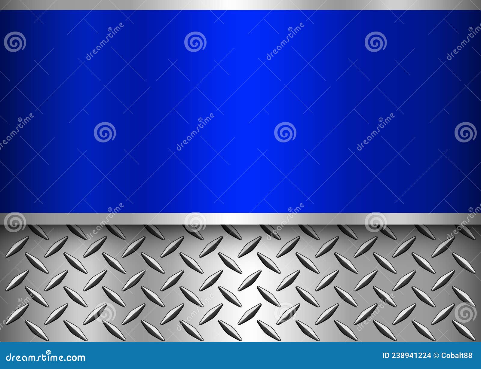 Blue Chrome Texture