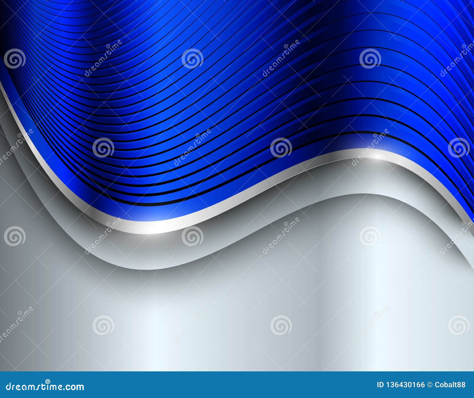 Background silver blue stock vector. Illustration of metallic - 136430166