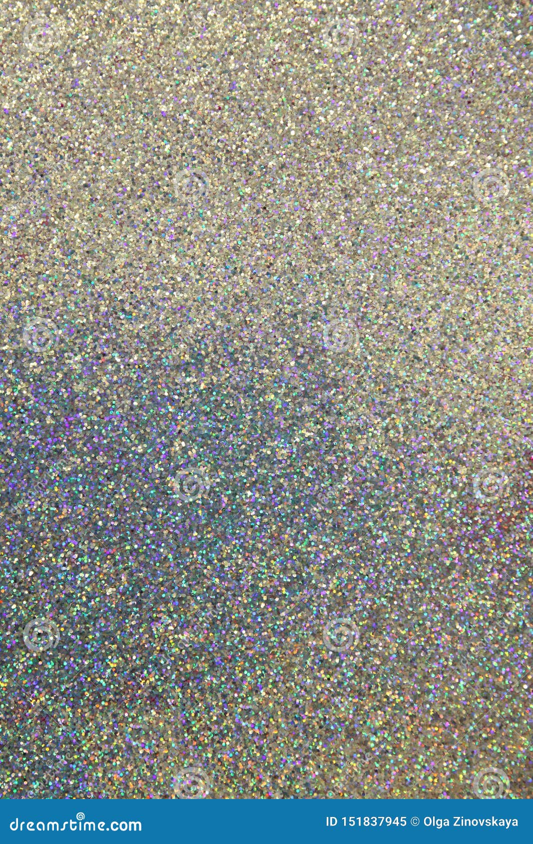 Background is Silver - Gold and Sparkling with All the Colors of the ...