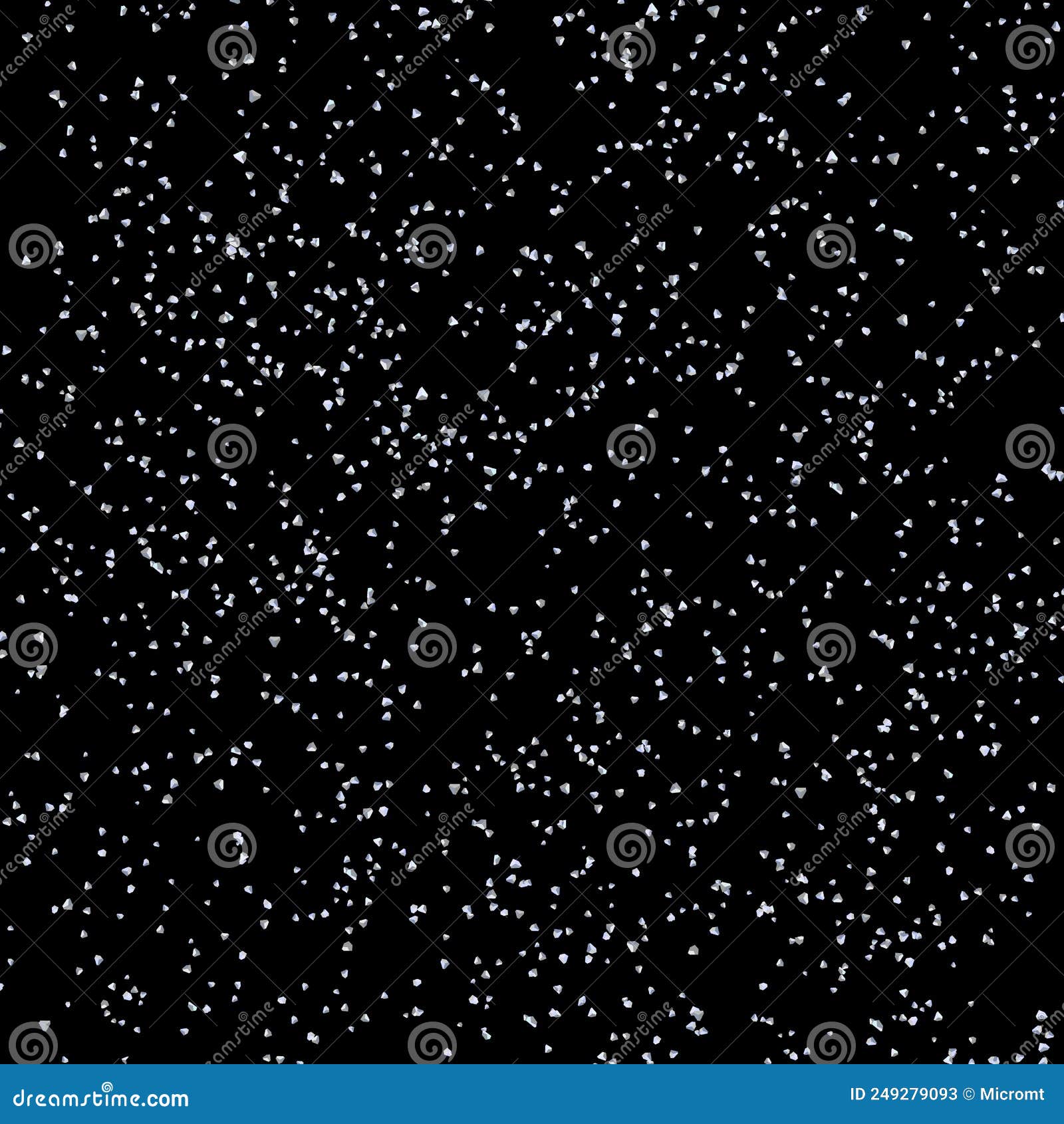 Background Silver, Gray Texture Crumbs. Silverish Dust Scattering ...