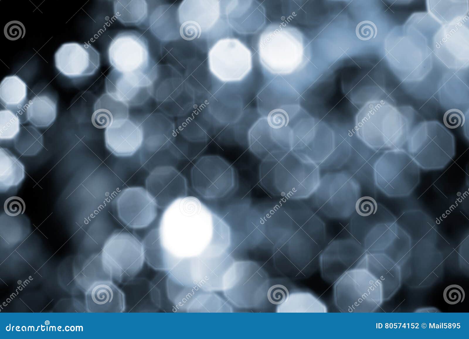Background of Silver Lights with Bokeh Effect Stock Photo - Image of ...