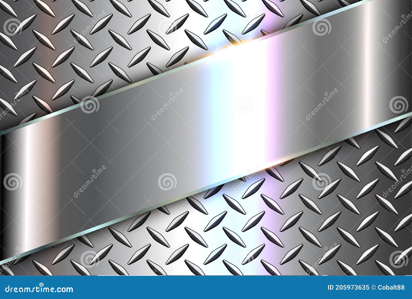 Background Silver Metallic 3d Stock Vector - Illustration of heavy ...