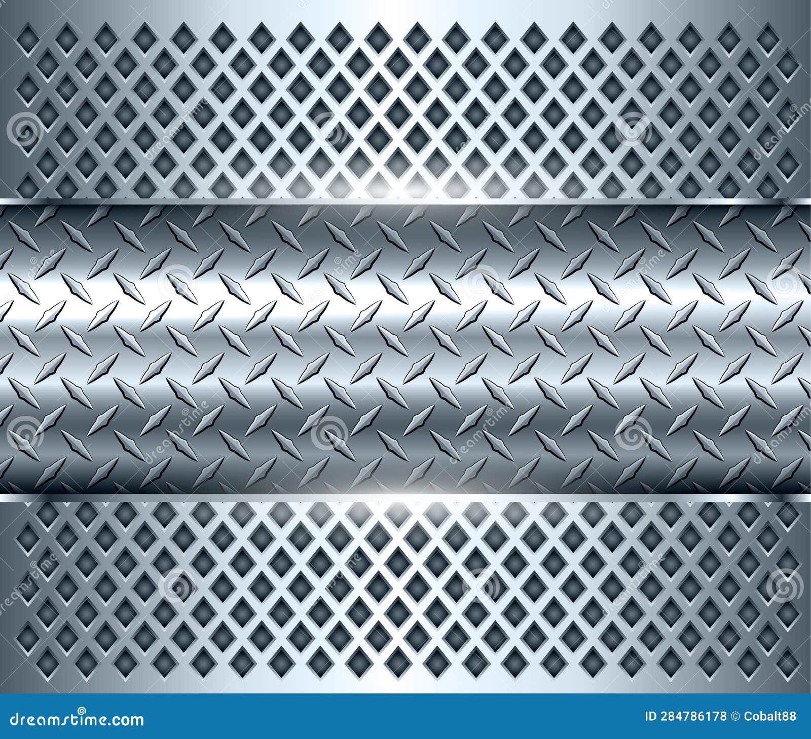 Background Silver Metallic 3d Chrome Stock Vector - Illustration of ...