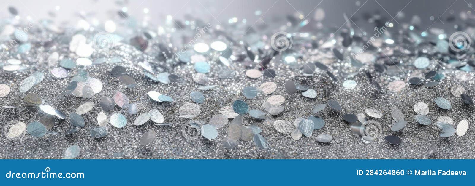 Background of Silver Sequins and Highlights, Sparkling, for the Holiday ...