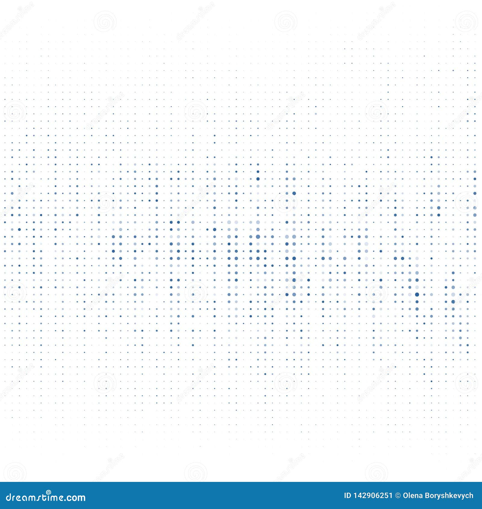 Background of Sky-blue Points on White Stock Vector - Illustration of ...