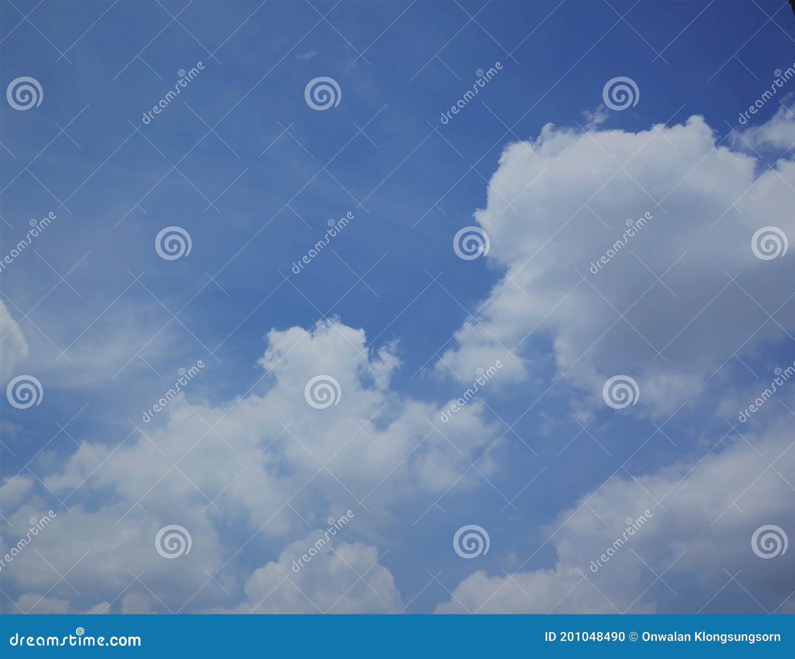 Background of the Sky at Sunset the Sky is Blue Decorated with Silver ...