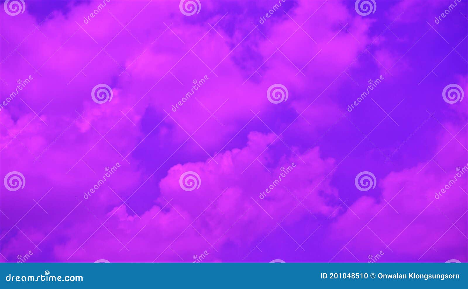 Background of the Sky at Sunset the Sky is Decorated with Violet Cloud ...