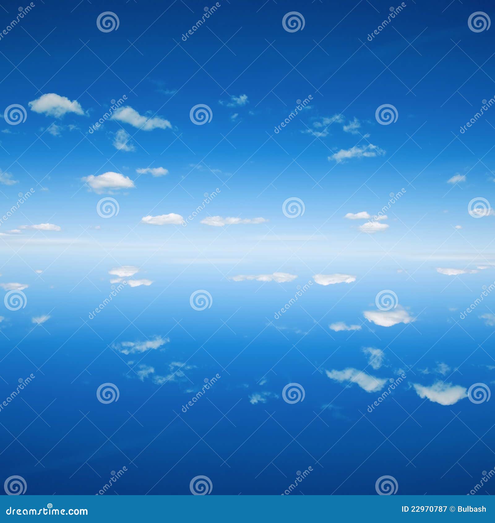 Background Of Sky And Water Stock Illustration - Illustration of ocean ...